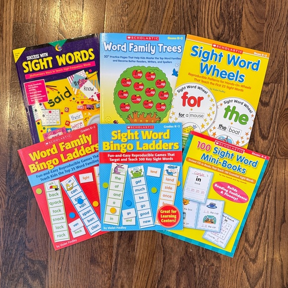 Scholastic | Toys | Scholastic Sight Word Activity Books Set | Poshmark